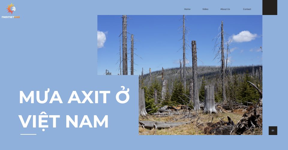 Mưa axit ở Việt Nam chiếm 30 - 50% số lần mưa, mưa ở đâu?