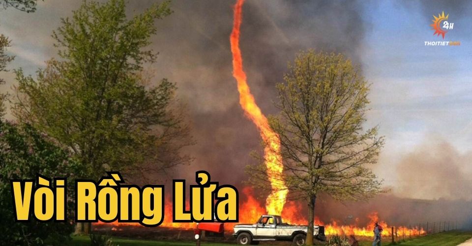 Vòi rồng lửa là gì? Cơ chế hình thành nên vòi rồng lửa